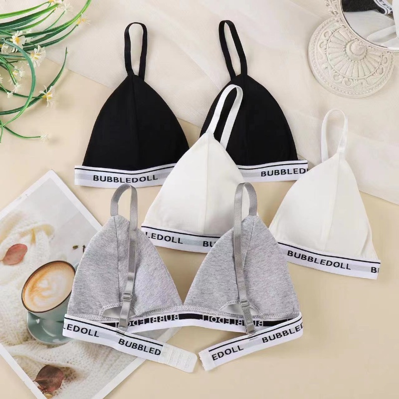 Women Sexy French style bra Triangular cup Push Up Bra Female Invisible ...