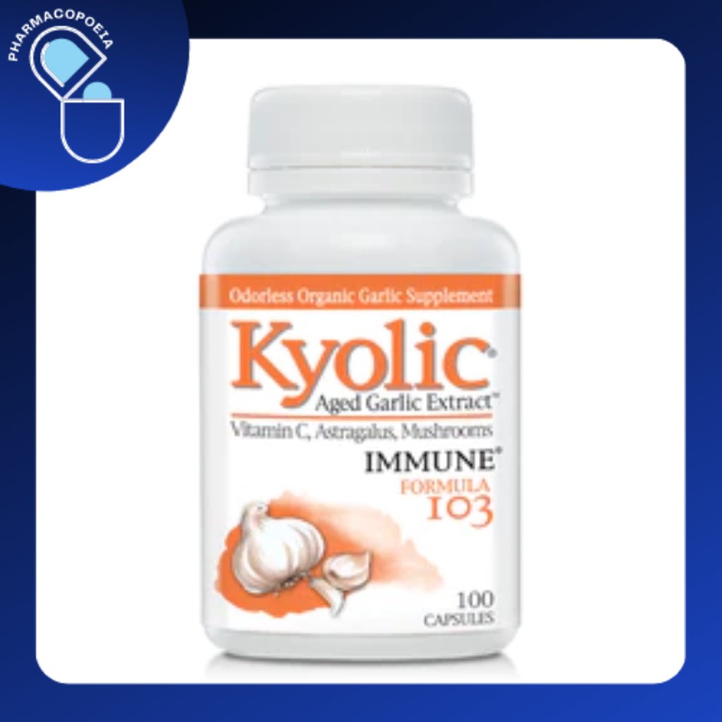 Pharmacopoeia | Kyolic Aged Garlic Extract Immune Formula 103 100 ...