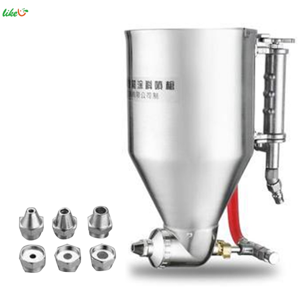 JMPH Stucco Spray Gun Cement Mortar Sprayer Hopper Jet Paint Wall ...
