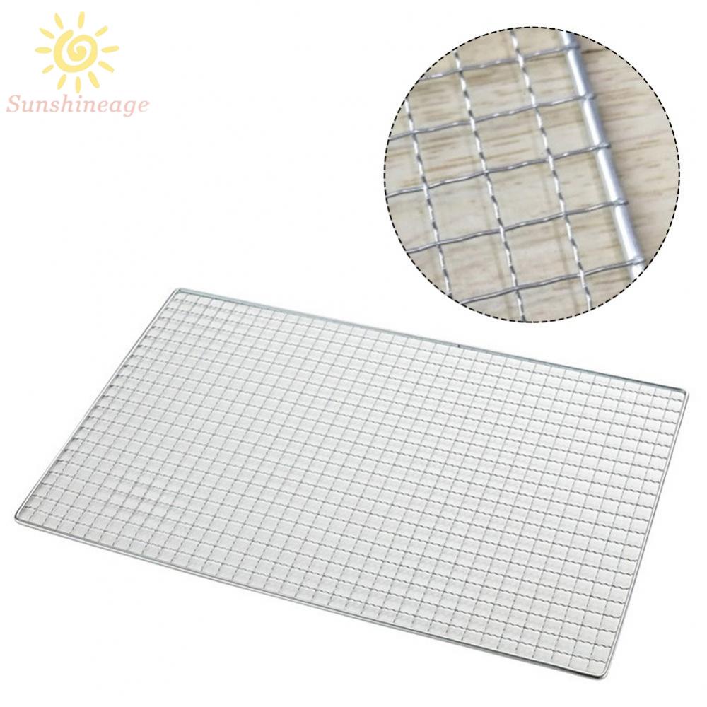 Stainless Steel BBQ Grate Mesh Net Grill Grate Grid for Japanese Korean ...