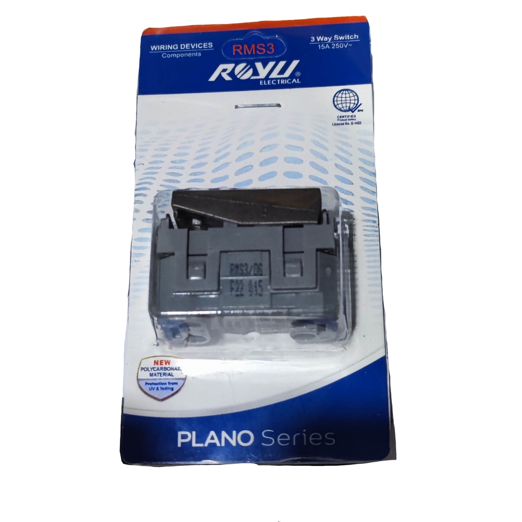 Royu 3 Way Switch Dark Gray, 3 Way Light Switch Dark Gray Plano Series ...