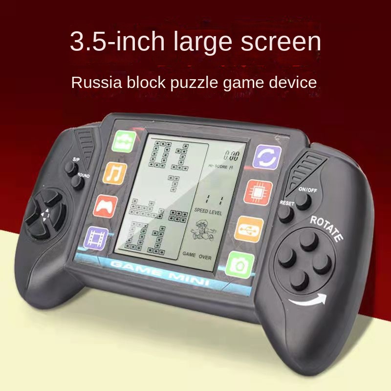 Handheld Game Console 3.5 inch big screen Tetris Game Console kids gift ...