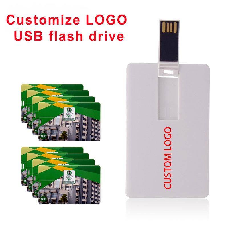 Credit Card Usb Flash Drive 4GB 8G 16GB High Quality Pendrive 32GB 64G ...
