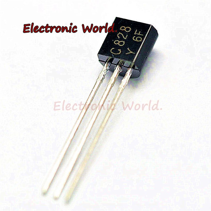 50Pcs Transistor 2SC828 C828 TO92 PNP Low Power Transistor 0.1A 30V ...