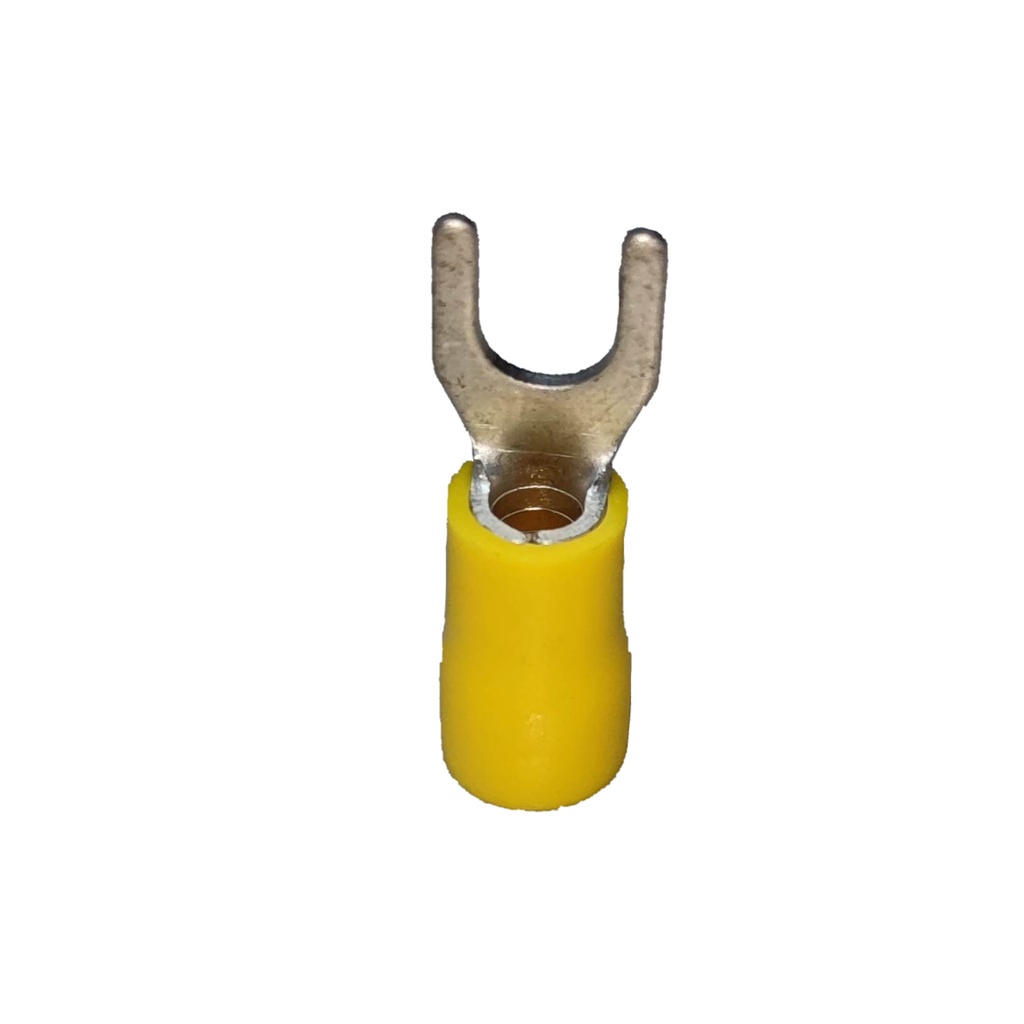 Grippes Terminal Lugs Y Type Yellow Insulation 5.5mm (5PCS + 5Pcs Free ...