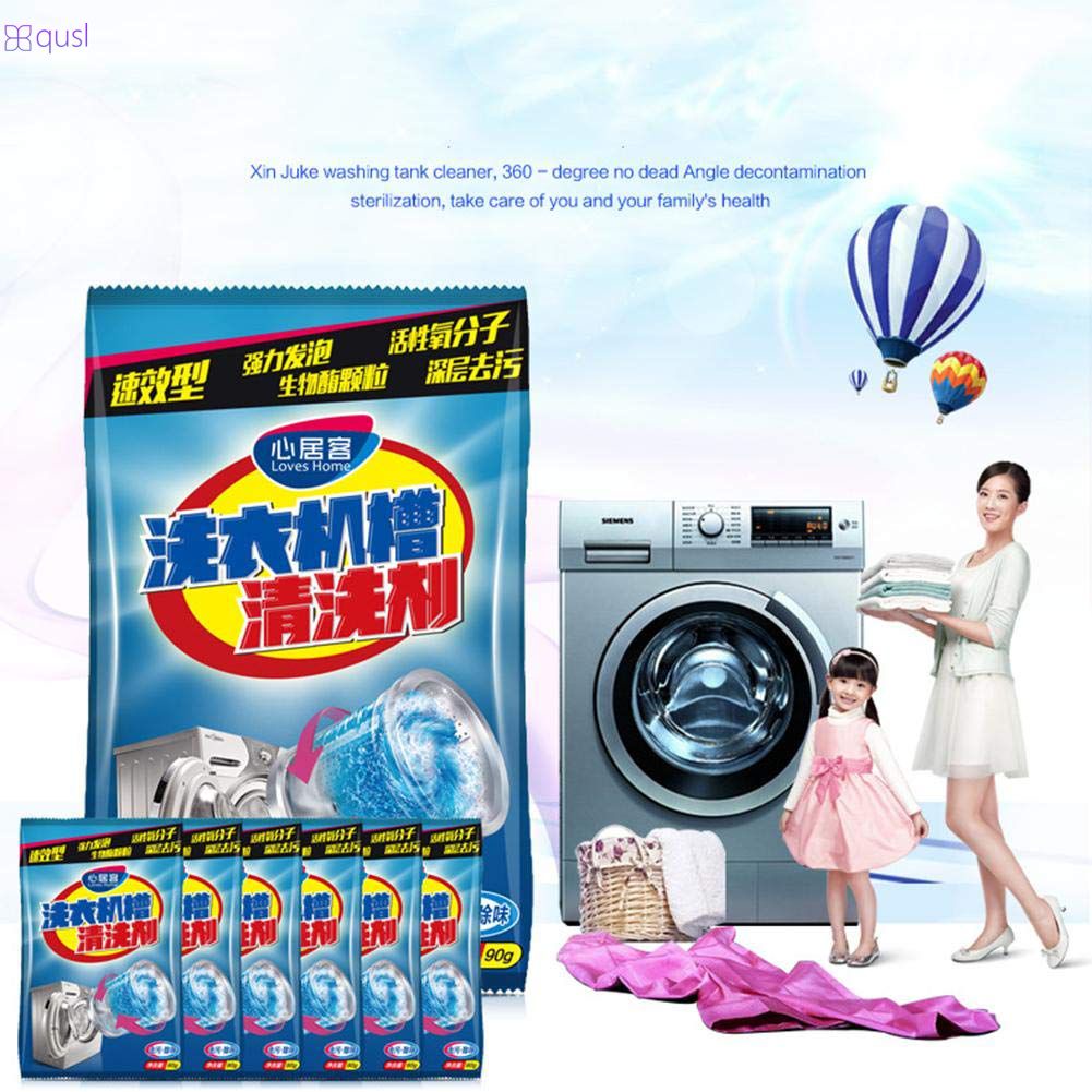 Powder Washer Cleaner Effective Washing Machine Cleaner Laundry Tank ...