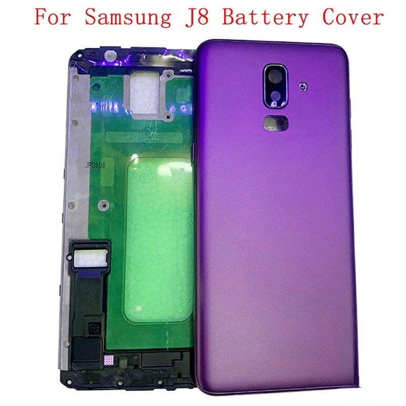Battery Cover Rear Door Back Case Housing For Samsung J8 J810 Battery ...
