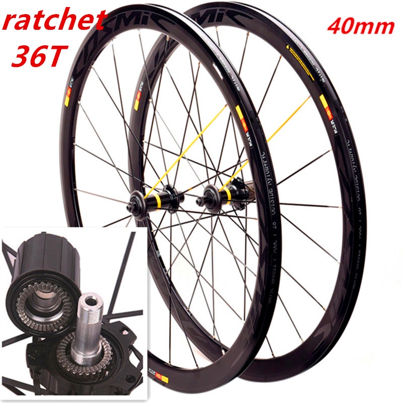 New 700C 30/40/50mm Road bike alloy Bicycle wheelset clincher rims V ...