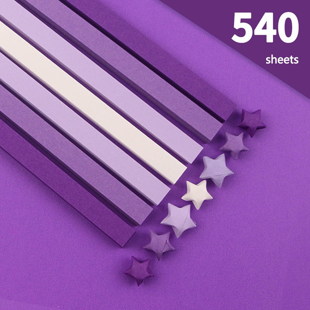 Lucky Star Origami Paper Strips, Mixed Color DIY Handmade Folding Star ...
