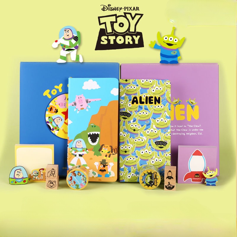 Kinbor Week Plan Set Eyes Boy Toy Story Hand Ledger Gift Box | Shopee ...