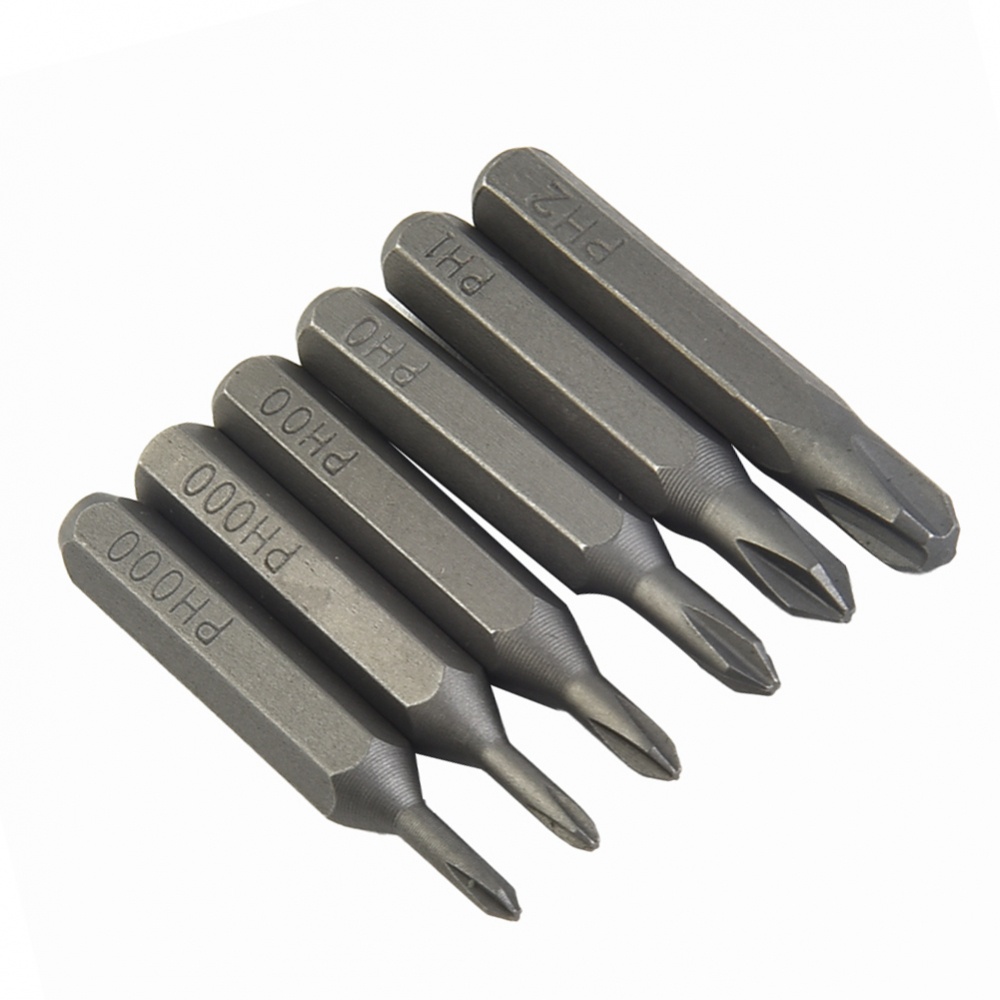 Cross Screwdriver Bit PH0000 PH000 PH00 PH0 PH1 PH2 4mm Hexagonal ...