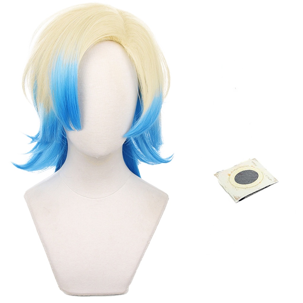 Manmei Blue Lock Kaiser Cosplay Wig Kaiser No.10 Bastard Munchen Blue ...