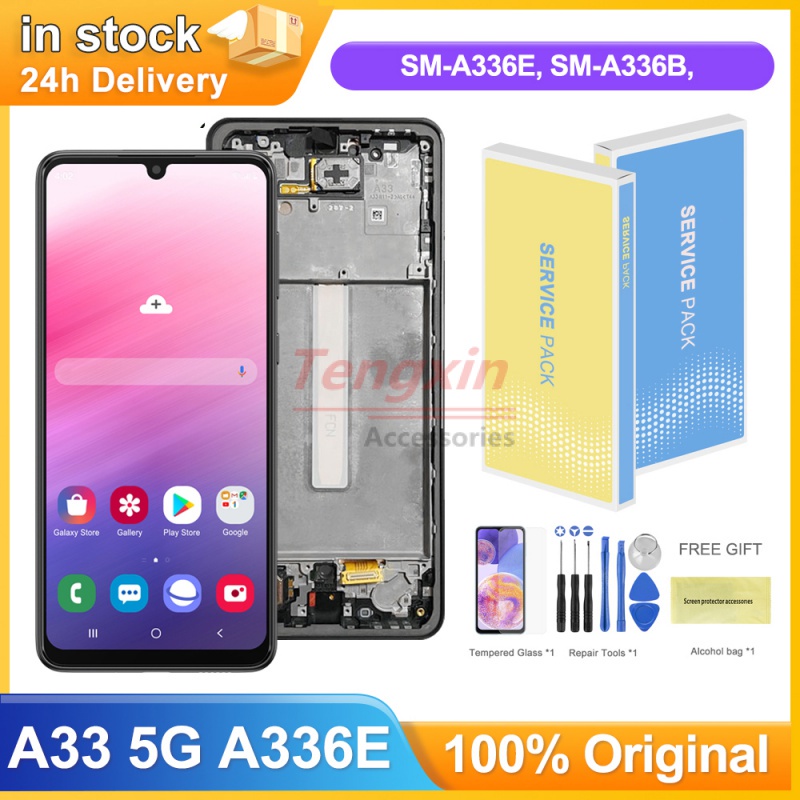Super AMOLED 6.4' Display Screen for Samsung Galaxy A33 5G A336 A336B Lcd Display Touch Scree ...