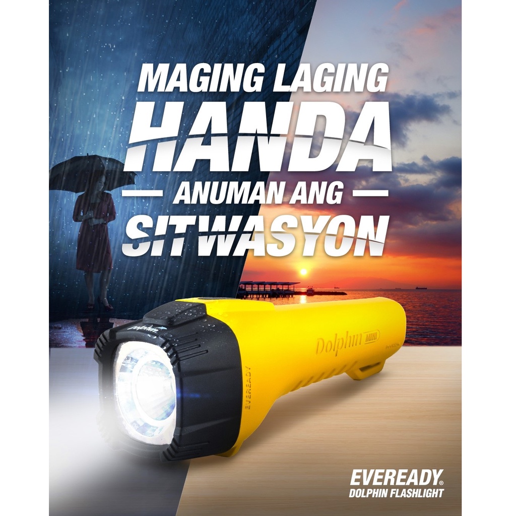 Eveready Dolphin Flashlight Mini Torch Light LED DOLH411 Waterproof ...