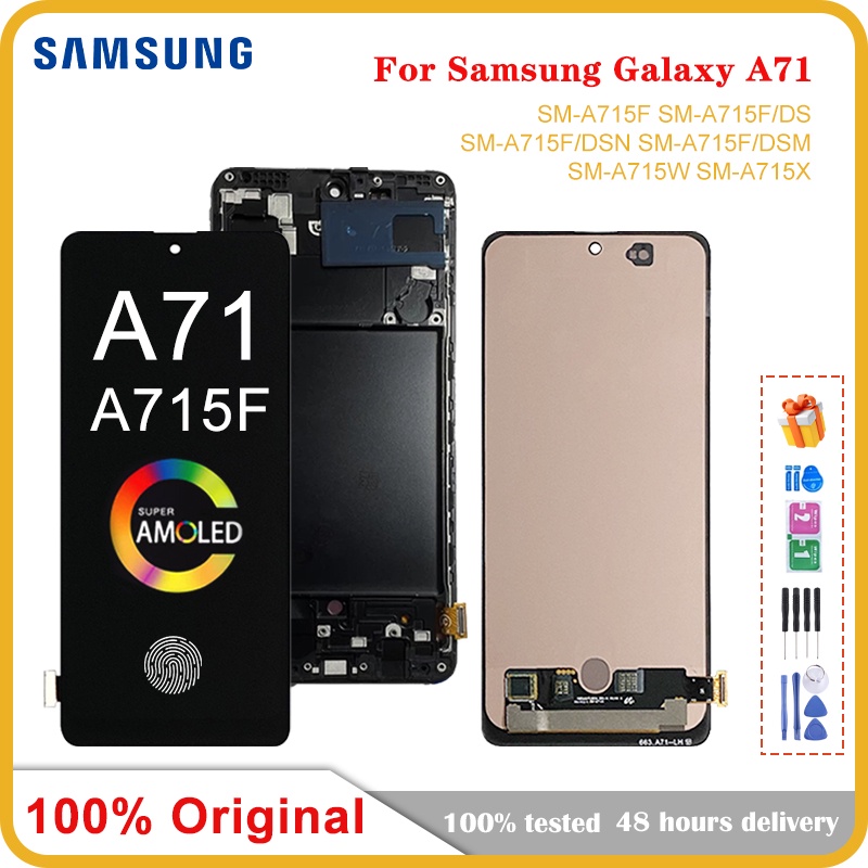 6.7" AMOLED For Samsung Galaxy A71 A715 A715F LCD Display Touch Screen ...
