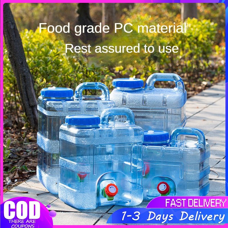 20L/10L/5L bucket household storage bucket Pure water bucket Coffee table bucket | Shopee ...