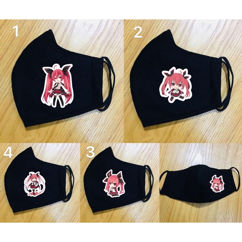 Kotori titsuca Date A Live 3-layer mask/Date a live anime dust mask ...