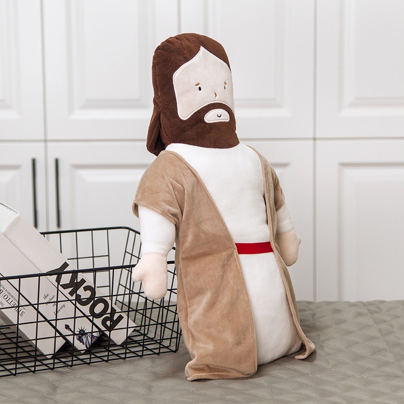NEW Jesus Stuffed Toys Creative Plush Doll Home Decoration Sofa Cushion ...