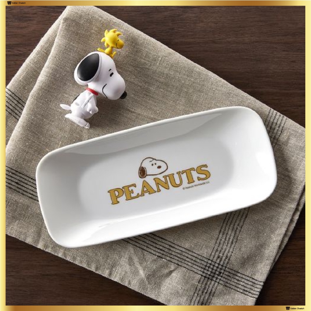 Corelle Snoopy Fish Plate Rectangle Plate 1pcs | Shopee Philippines
