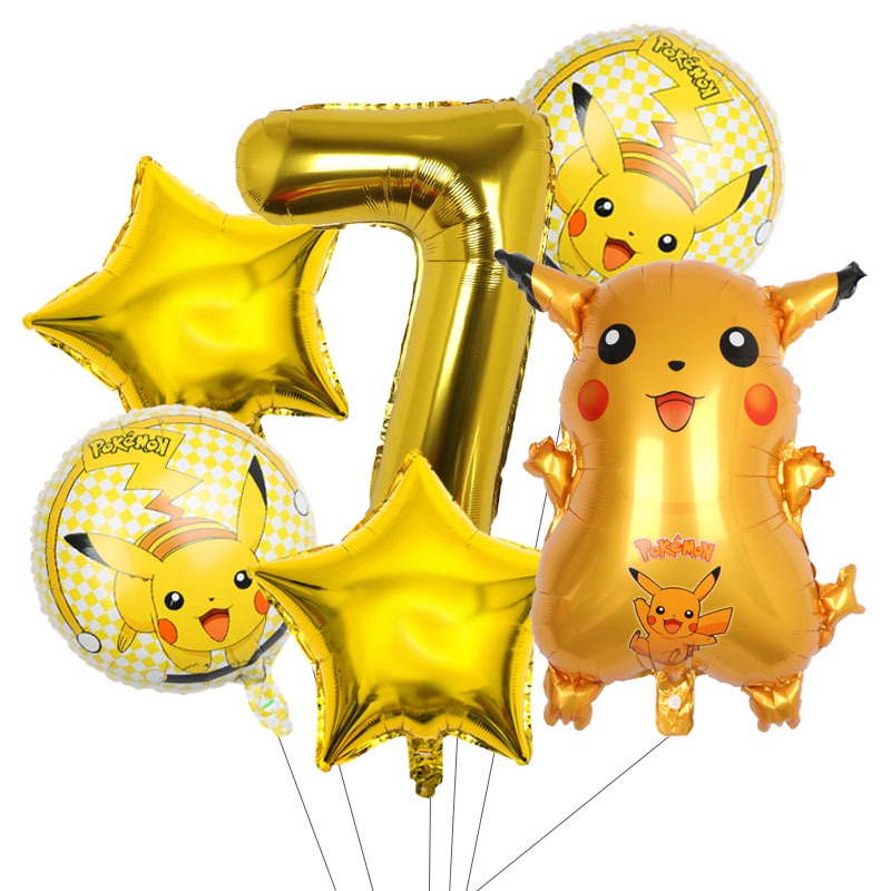 Pokemon Pikachu Balloons Baby Shower Party Decoration Charizard ...