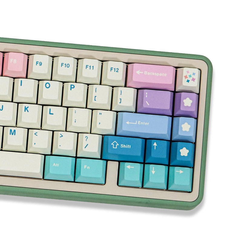 130 KEYS GMK Fairy Keycap Cherry Profile DYE-SUB Keycaps For Mechanicla ...