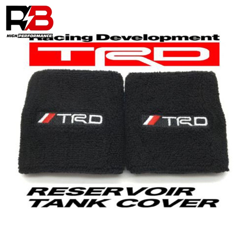 black TRD Logo Reservoir Brake Tank Oil Cover Tank Sock | Shopee ...