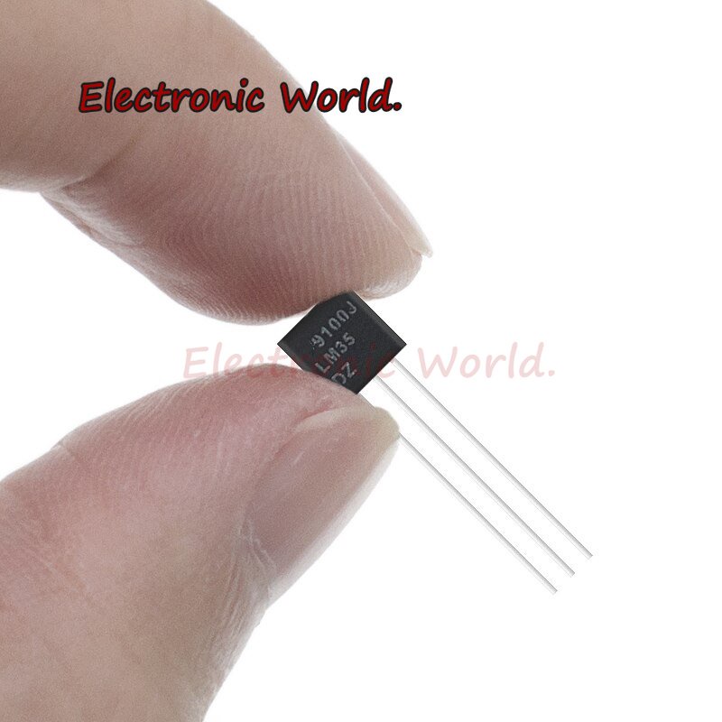 LM35DZ TO-92 LM35 Precision Centigrade Temperature Sensor For IC Low ...