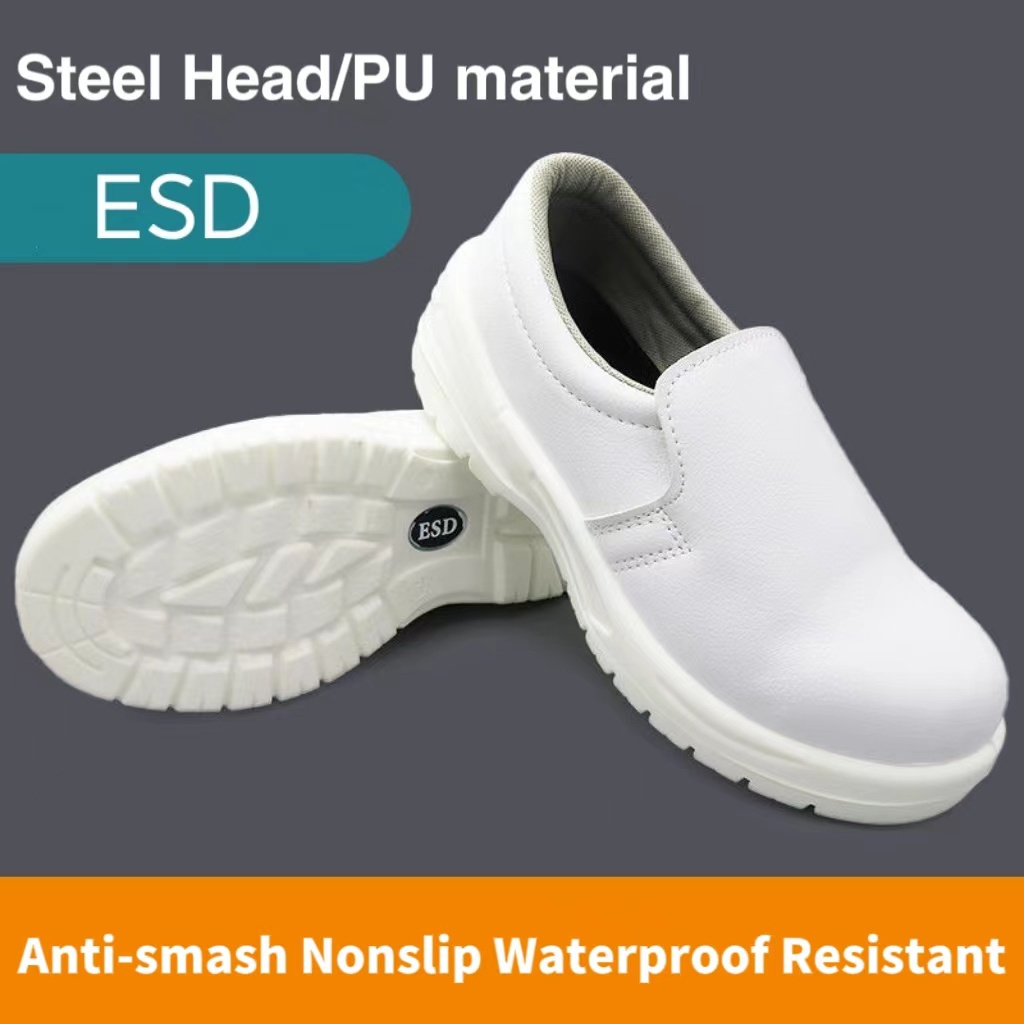 ESD shoes safety boot men ESD antistatic safety shoes white anti-static ...