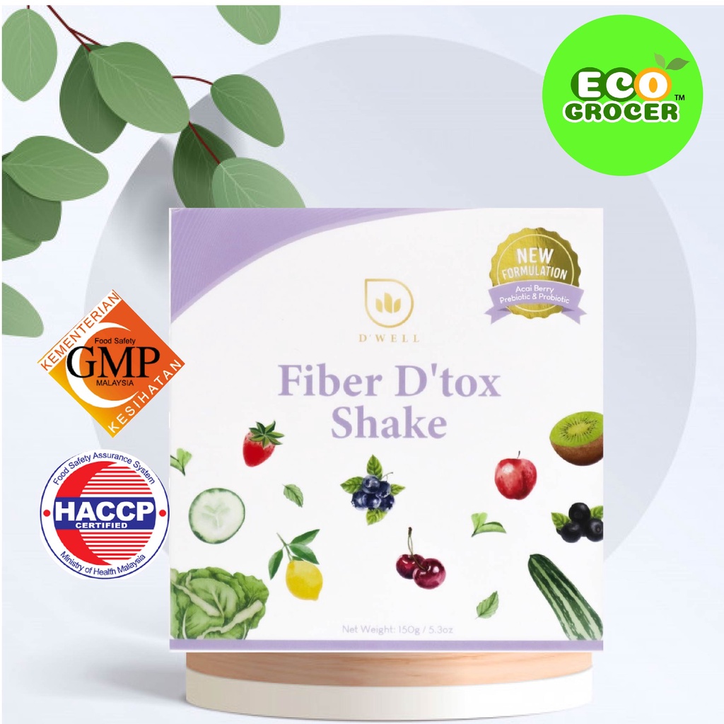 D Well Fiber D'tox Drink (10g X 15s) Dwell DeTox 排毒 减肥 瘦身 美颜 | Shopee ...