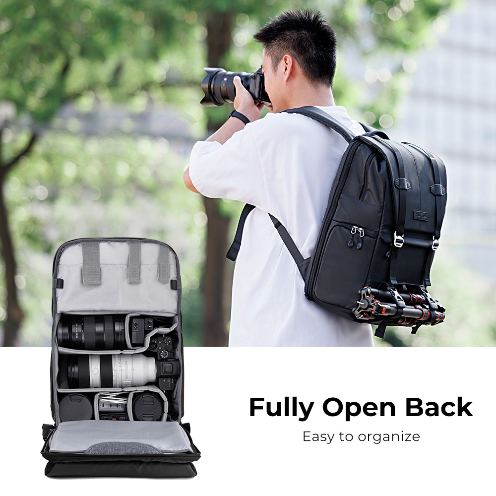 [COD]K&F CONCEPT Fashion Camera Backpack Waterproof Camera Bag 20L ...