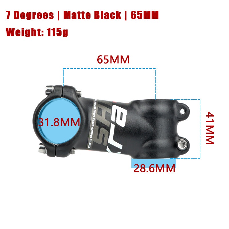 SHIKRA Bicycle Stem Ultralight Stem 31.8mm Handlebar Stem Mountain Road ...