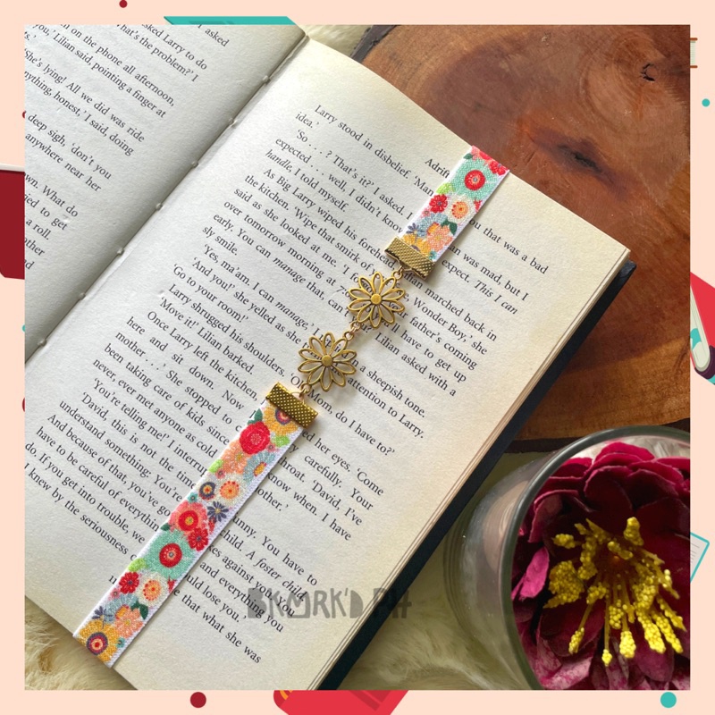 Handmade Elastic Bookmarks | Gold Daisy Chain | Shopee Philippines