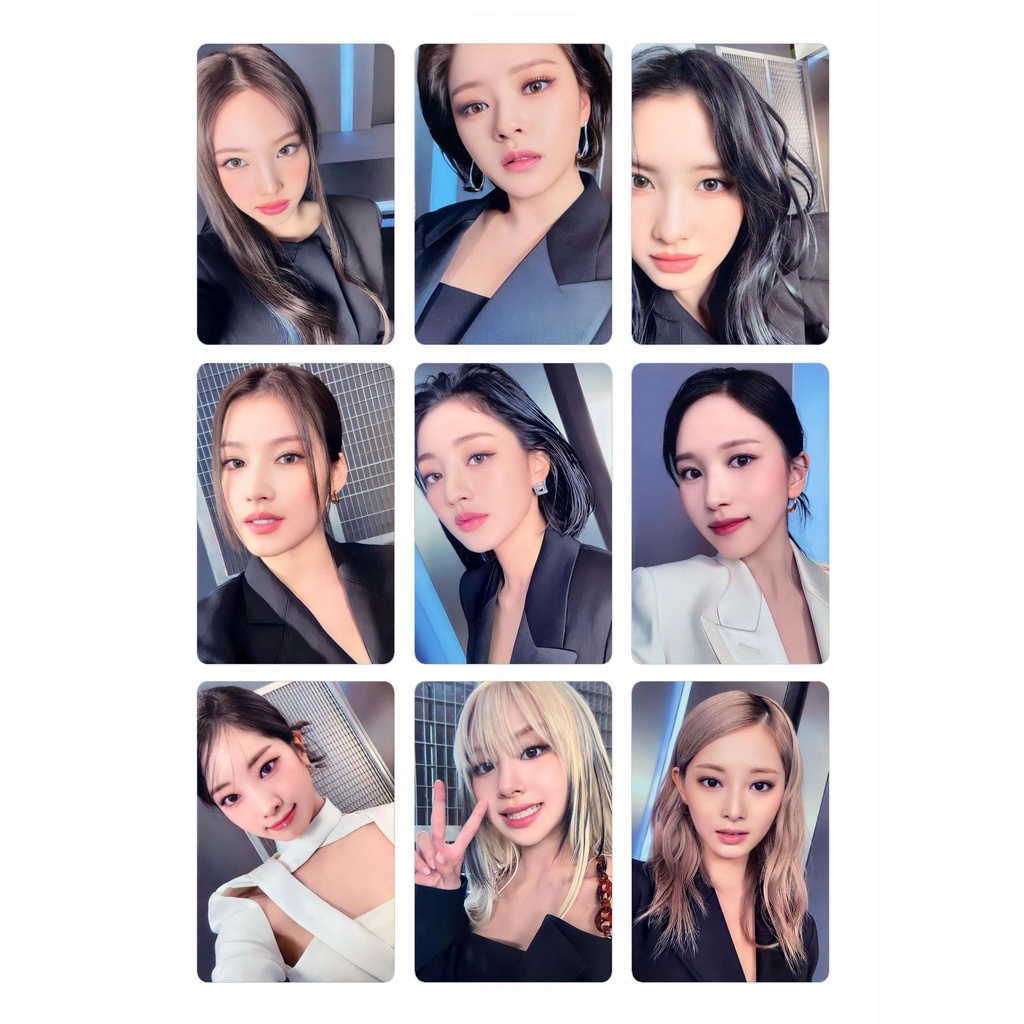 5-9pcs/set TWICE READY TO BE 12th Mini Album Photocards SET ME FREE ...