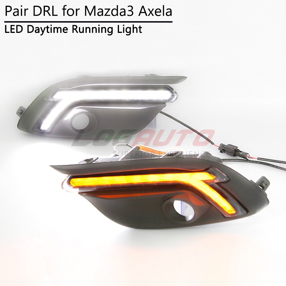 2 Color For Mazda 3 Axela Facelift Model 2017-2018 LED Daytime Running ...