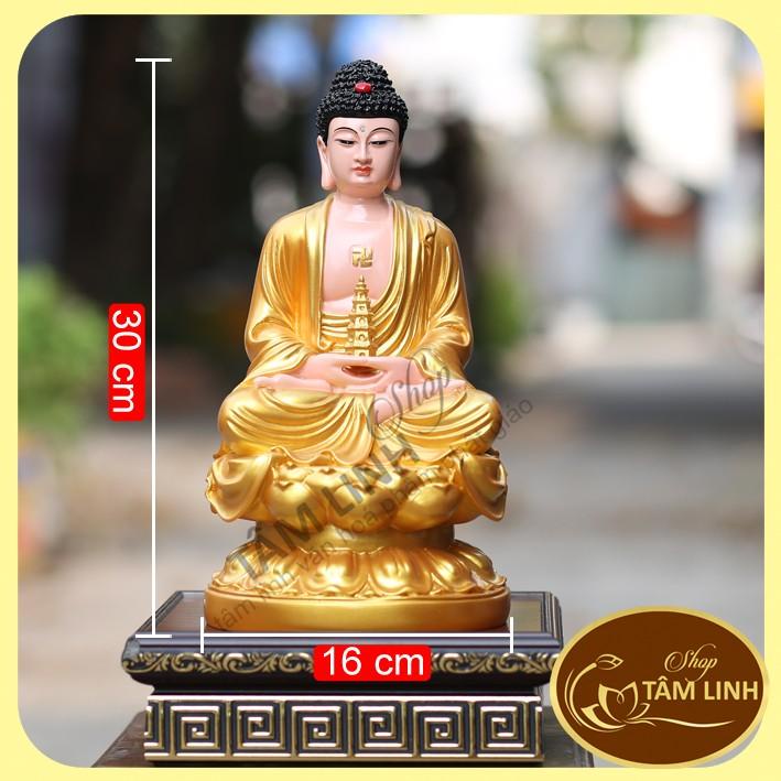 Statue of Medicine Master Luu Ly Quang Vuong Buddha, 30cm high, made of ...