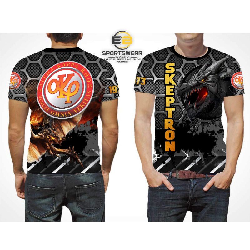 Alpha Kappa Rho. Akp Skeptron Fraternity Tshirt Short Sleeve Tee 3D ...
