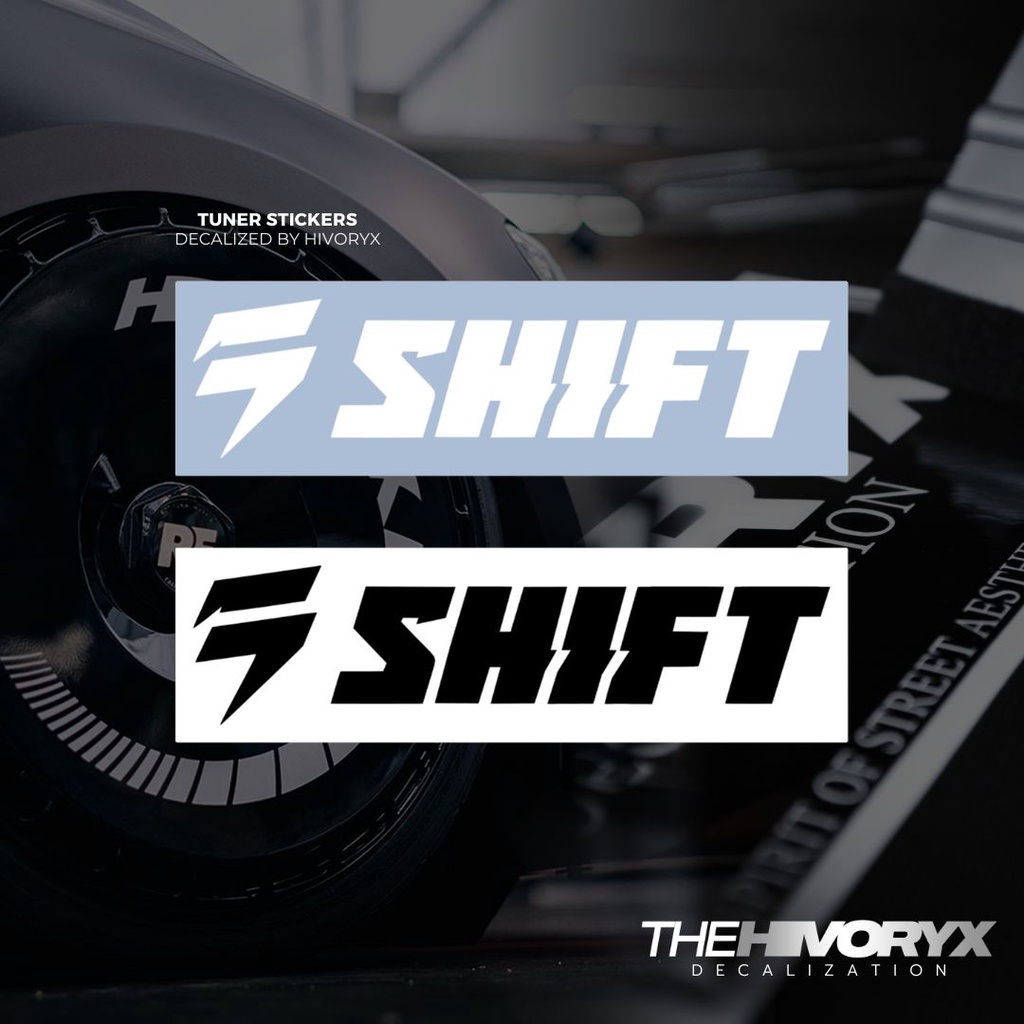 「SHIFT」TUNER SERIES CAR DECAL AUTOMOTIVE DIE-CUT VINYL STICKER ...