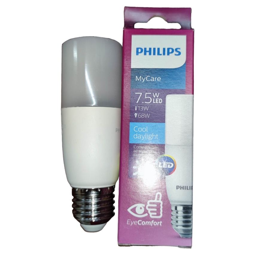 Philips 7.5W LED Stick E27 220V 6500K Daylight Eye Comfort - LEDSTICK7 ...