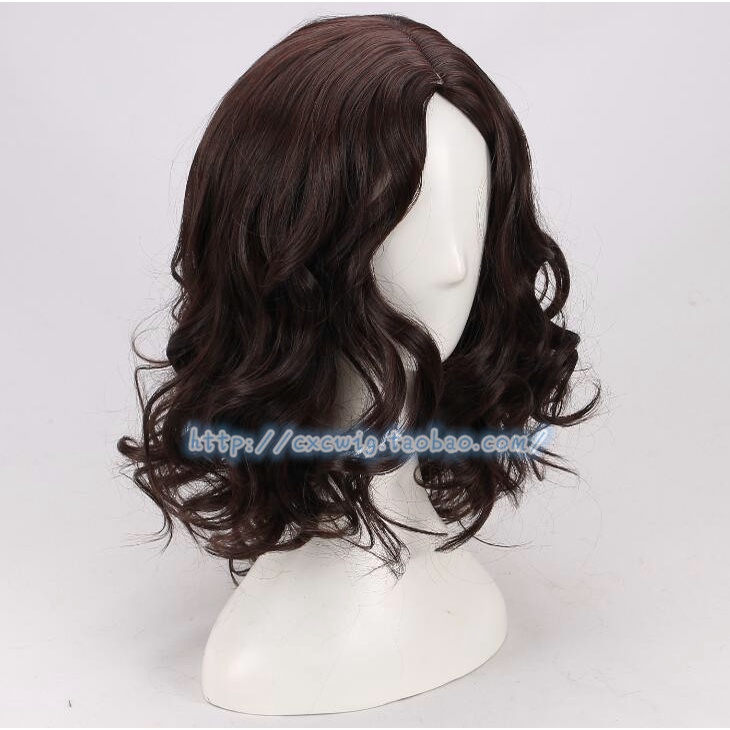 Anduin Lothar Bible Jesus Wig Men's Wig Dark Brown Middle Scalp Big ...