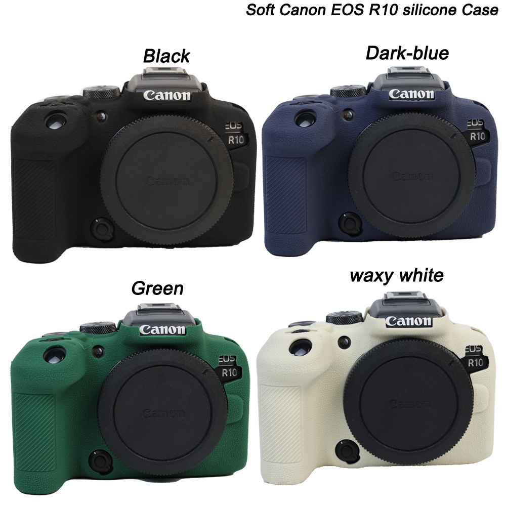 R10 Silicone Camera Case Rubber Cover For Canon EOS R10 | Shopee ...