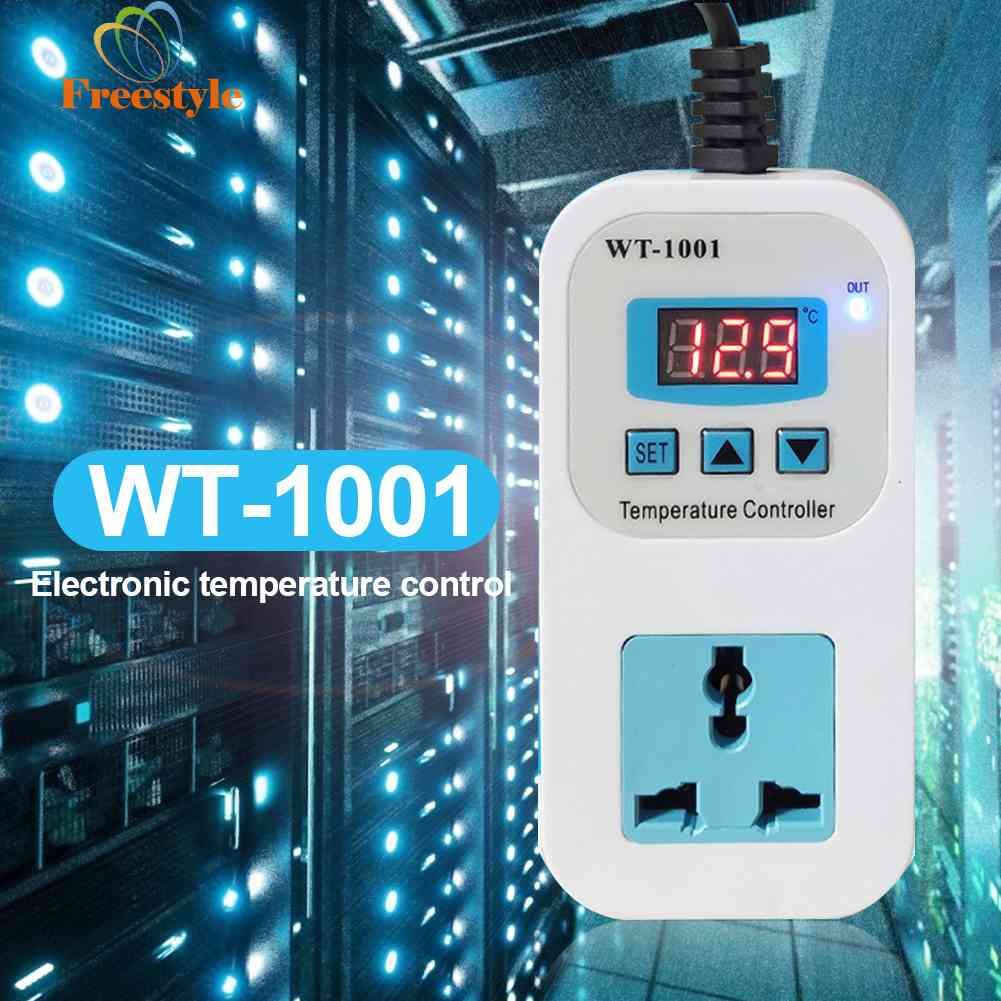 WT-1001 Digital Thermostat Regulator Temperature Controller Socket Outlet | Shopee Philippines
