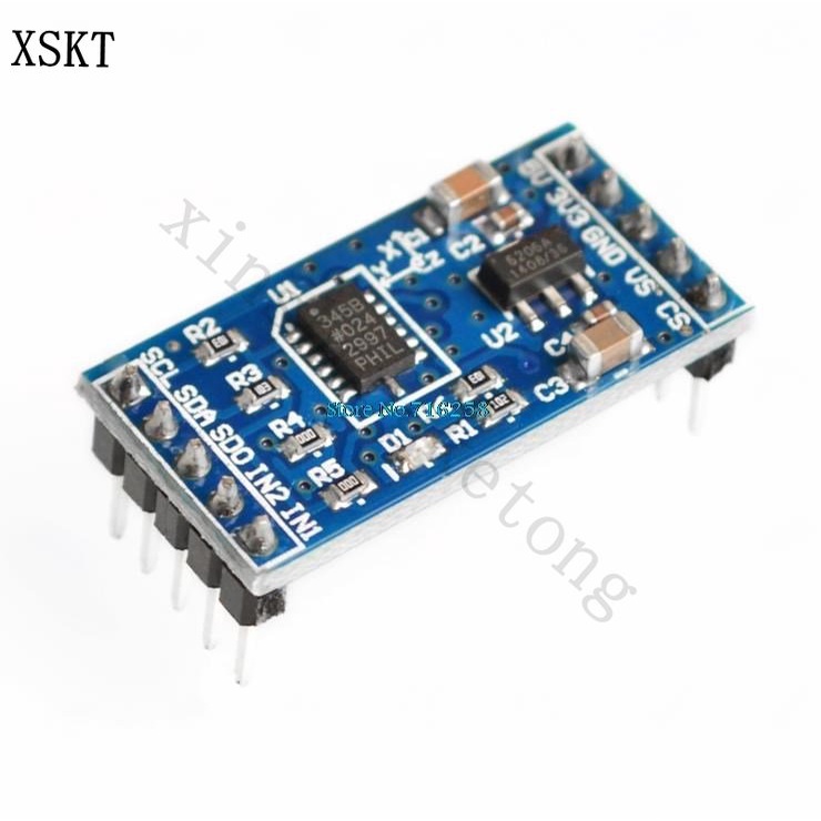 ADXL345 IIC / SPI digital angle sensor accelerometer module for arduino ...