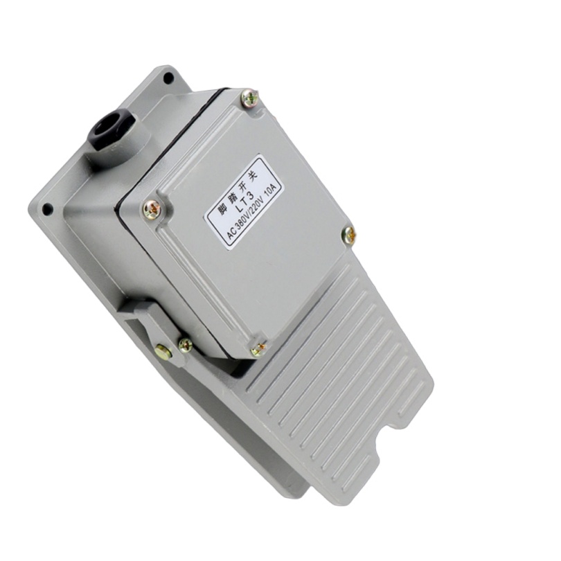 LT3 Aluminum Shell Electric Foot Switch, 380V 10A Momentary Pedal ...