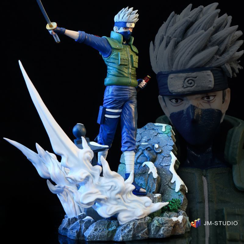 Little akiba Anime Naruto Hatake Kakash figure model toy | Shopee ...