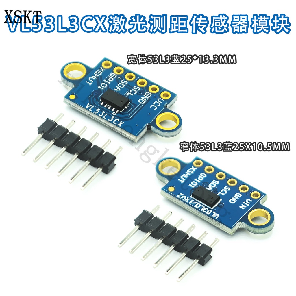 VL53L3CX Time-of-Flight ToF Laser Ranging Sensor Module Breakout 3M ...