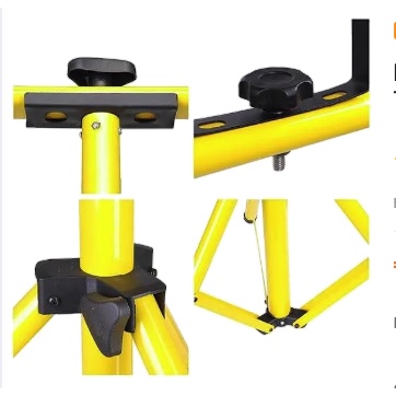 Grippes Flood Light Stand 1 Meter 2Head, Flood Light Tripod, Telescopic ...