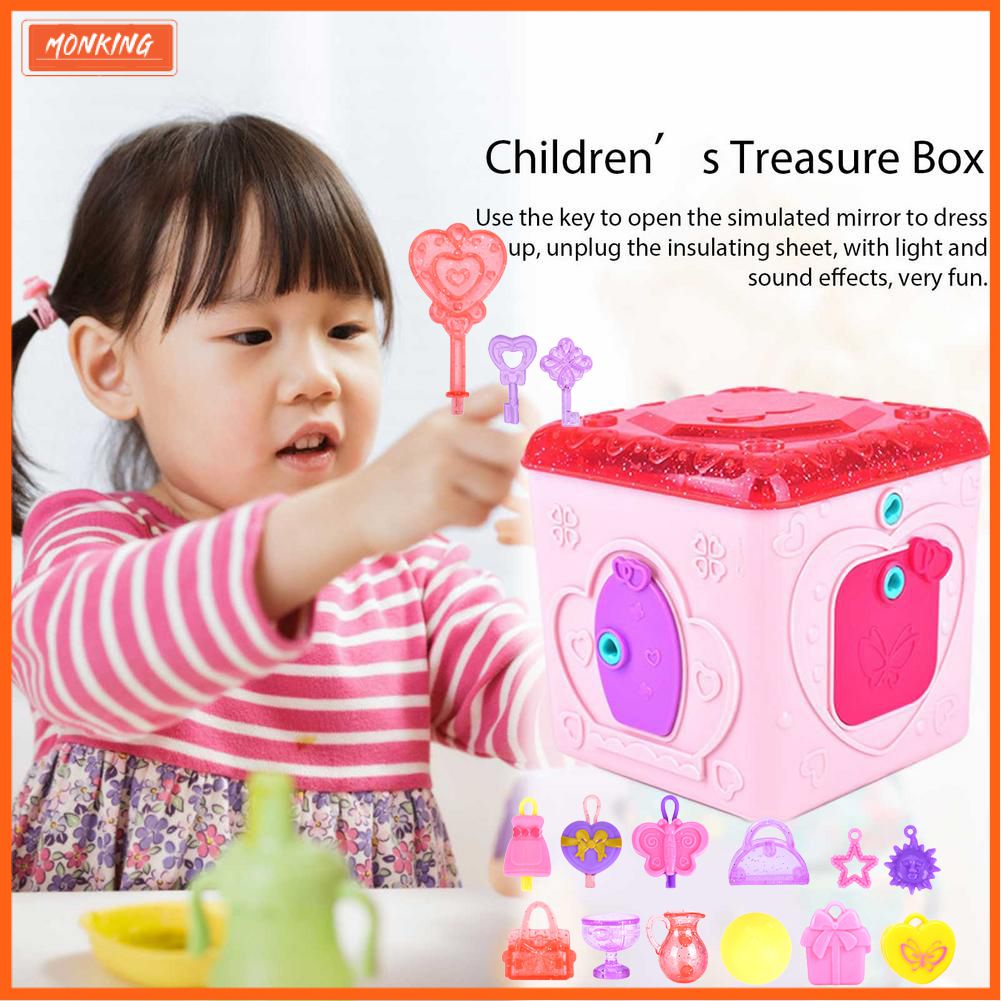 Children's Play House Toys Surprise Treasure Box Jewelry BlindBox With ...