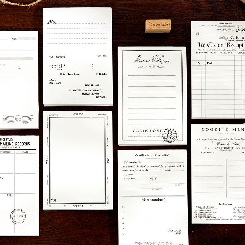 Imoda 50sheets/pc Ins Style Material Note Book Office Note Message Post ...