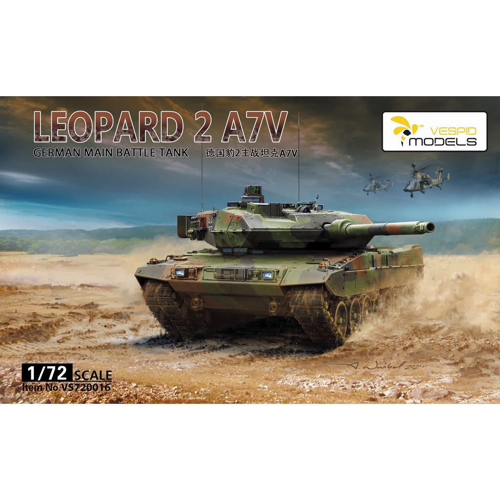 √ British Wasp Assembled Model 1/72 Modern German "Leopard" 2A7V Tank ...