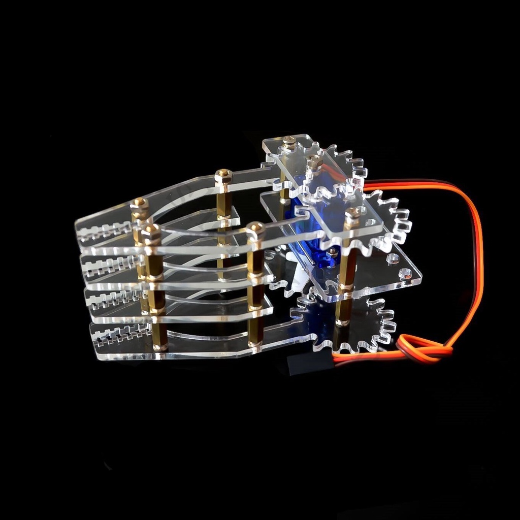 Acrylic robot Claw Manipulator Arm SG90 servos smart robot gripper for ...